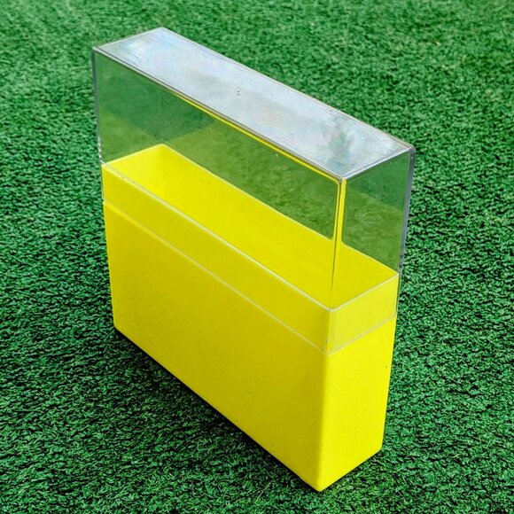 Vintage | Office | Neon Yellow Computing 525 Floppy Diskcds Storage ...